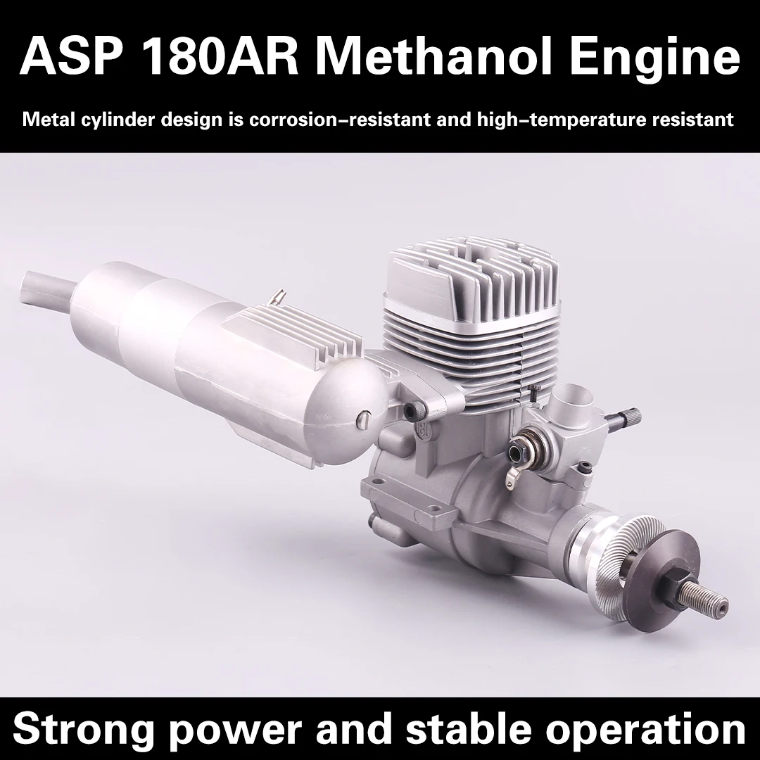 ASP 180AR methanol engine 180 stage 30CC two-stroke model oil powered ...