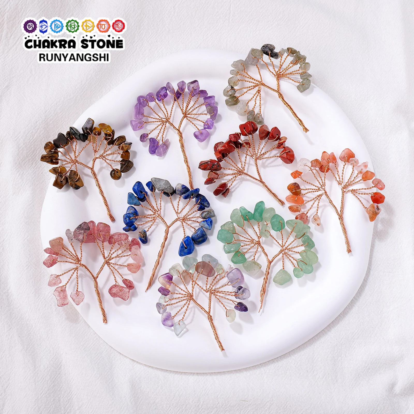 Natural-Crystal-Stone-Gravel-Stone-Flower-Tree-DIY-Semi-finished ...