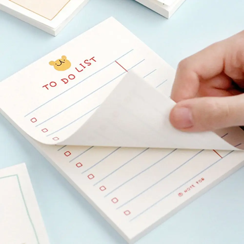 50-100-Sheets-Portable-Schedule-Memo-Pad-Creative-Self-Discipline ...