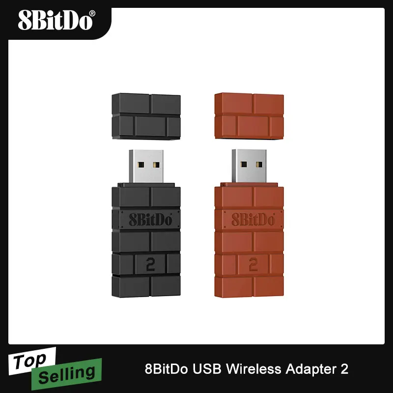 8bitdo-receptor adaptador inalámbrico USB con Bluetooth para Windows, Mac, Nintendo Switch, PS1 ...