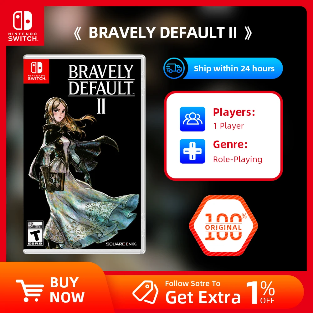 Nintendo Switch Game Deals - Bravely Default 2 - games Cartridge ...