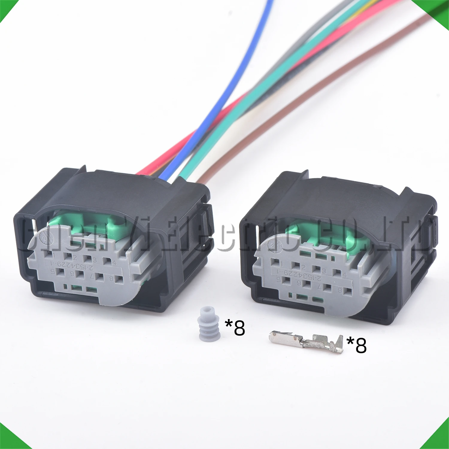 8 Pin Automotive Connectors Reverse Sensor Radar Wire harness Plug 2 ...