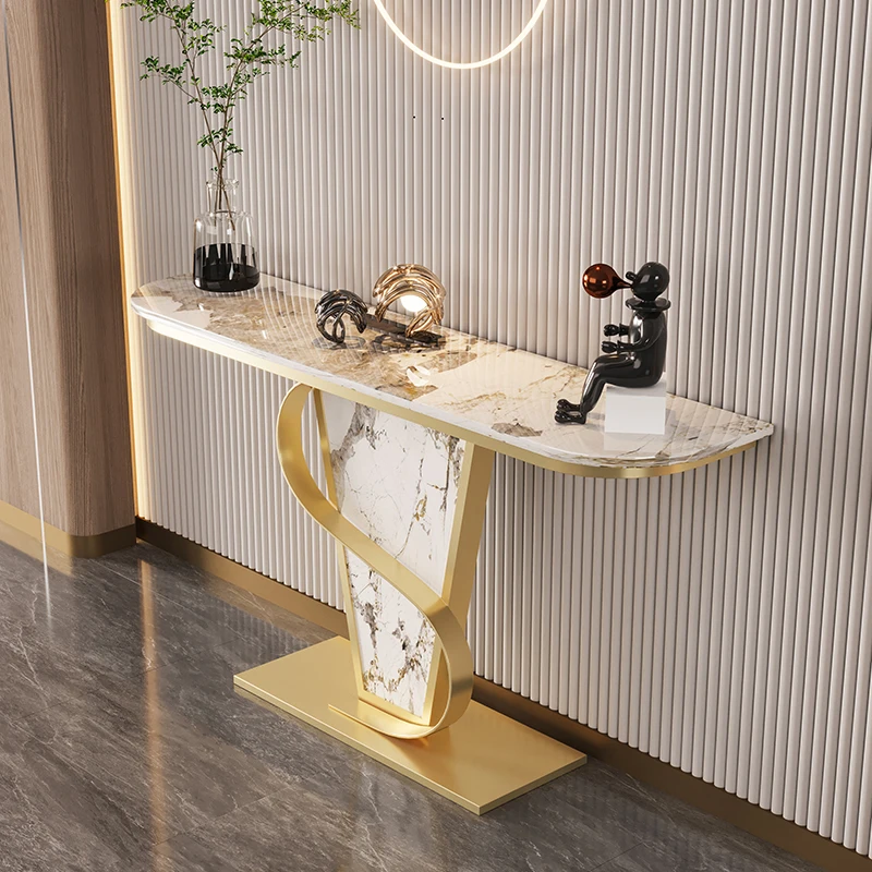 New-Luxury-Semi-circle-Entry-Console-Table-Creative-Ultra-narrow-Porch ...