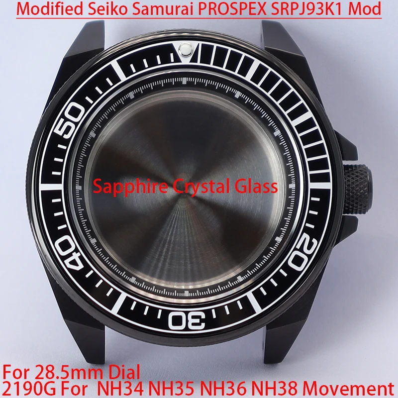 43-8mm-316L-Stainless-Steel-Watch-Cases-Modified-Seiko-Samurai-Mod ...