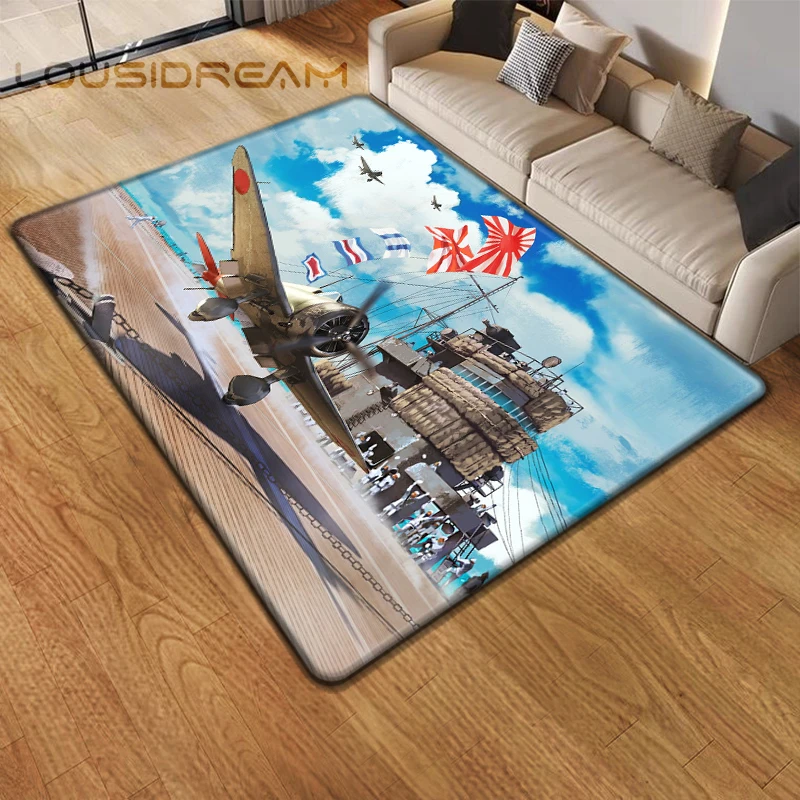 Tank-Fighter-Aircraft-Kitchen-MatEntrance-Doormat-Bedroom-Floor ...