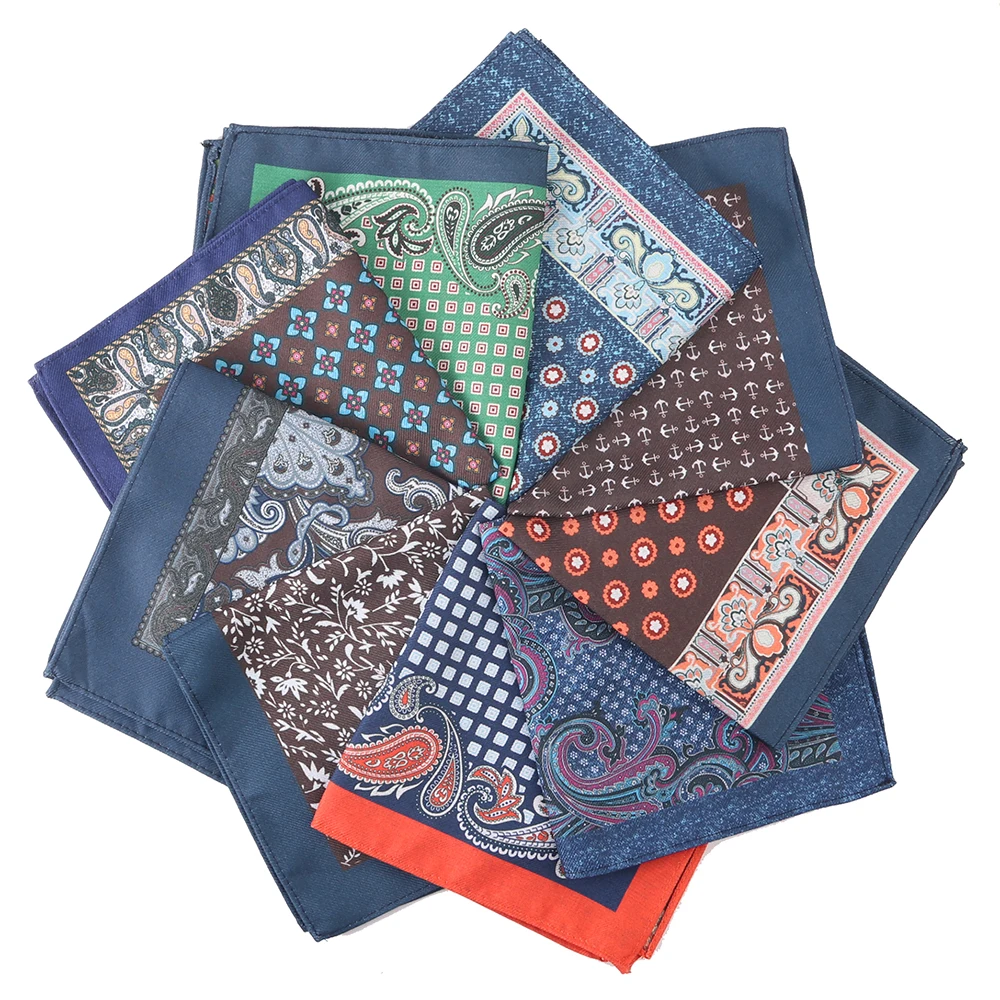 Tailor Smith Poliestere Stampa fronte-retro Fazzoletto Paisley Moda ...
