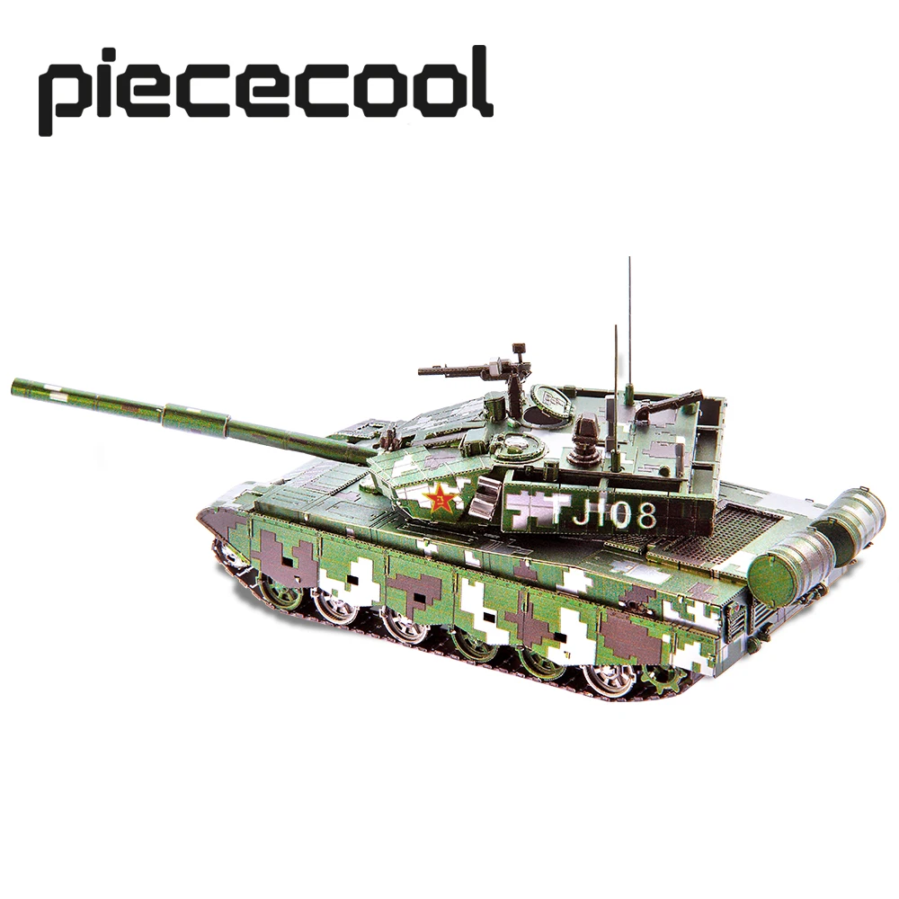 Piececool 3d Metal Puzzle | Battle Tank Model Kits | 3d Metal Puzzle ...