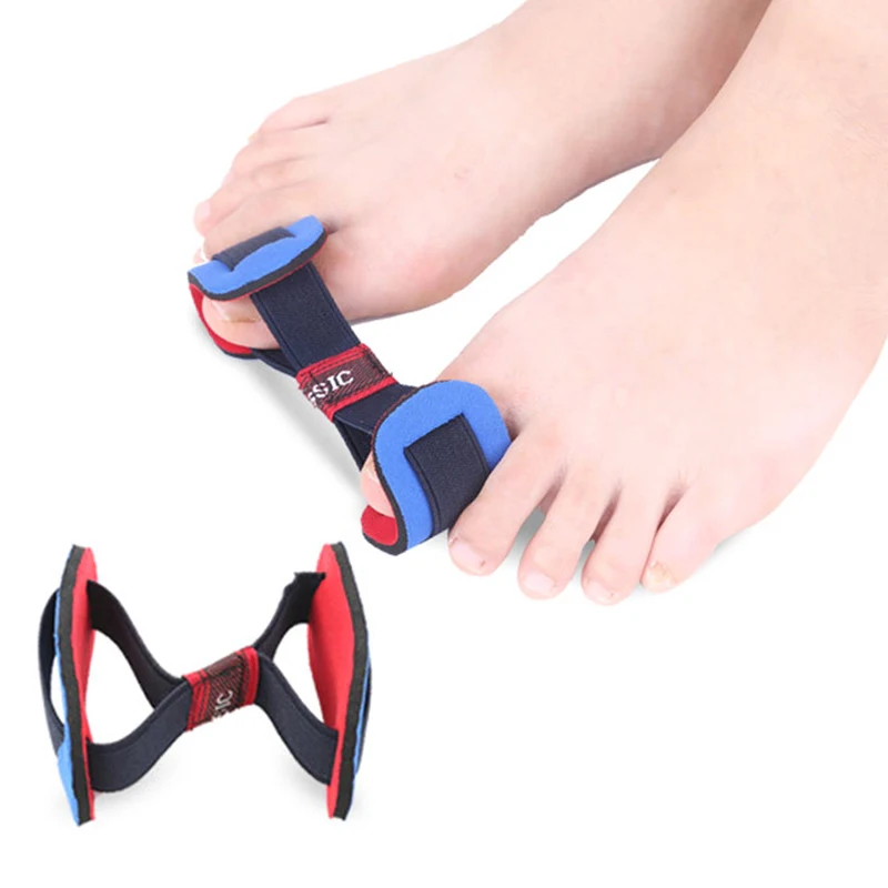 Toe Corrector Elastic Stretch Training Toe Strap Hallux Valgus ...