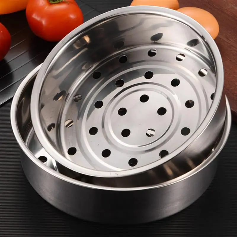 Steamer Basket Insert Pot Steaming Rack Stainless Steel Dim Sum Steam ...