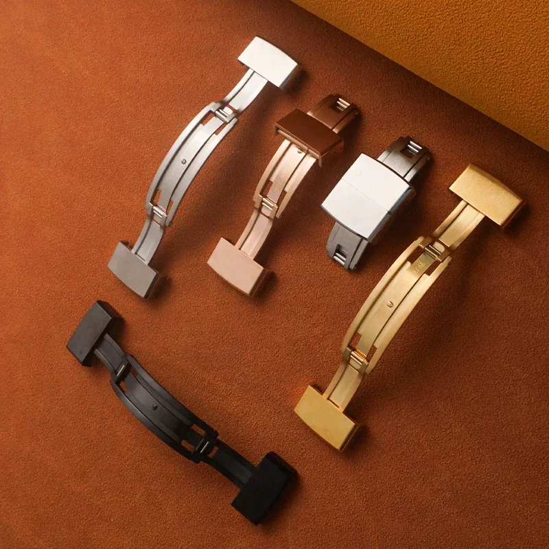 Watch buckle Double Click spring Deployant Clasp 16mm 18mm Fast Release ...