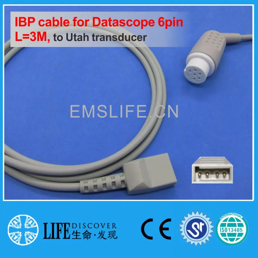IBP-cable-for-Datascope-Utah-Abbott-BD-B-brauu-Edward-disposable ...