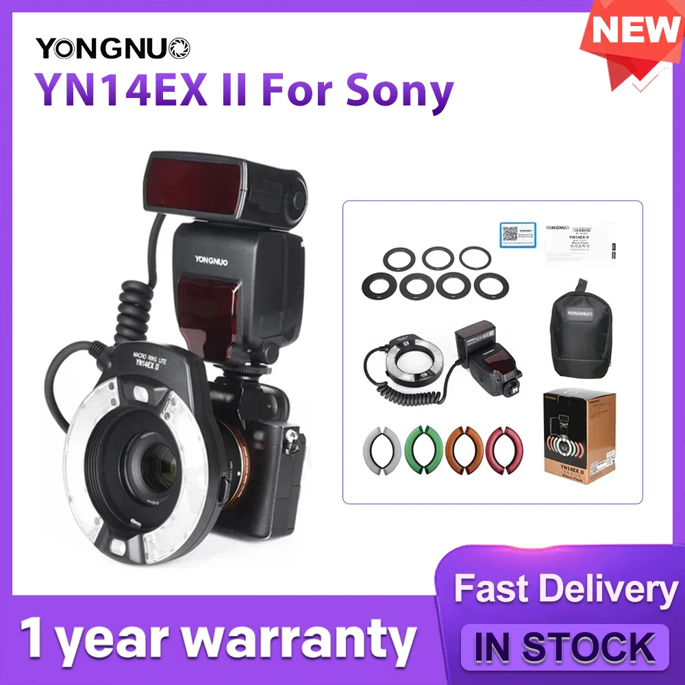 Yongnuo-YN14EX-II-YN24EX-YN24EX-TTL-Macro-Flash-for-Canon-EOS-1Dx-5D3 ...