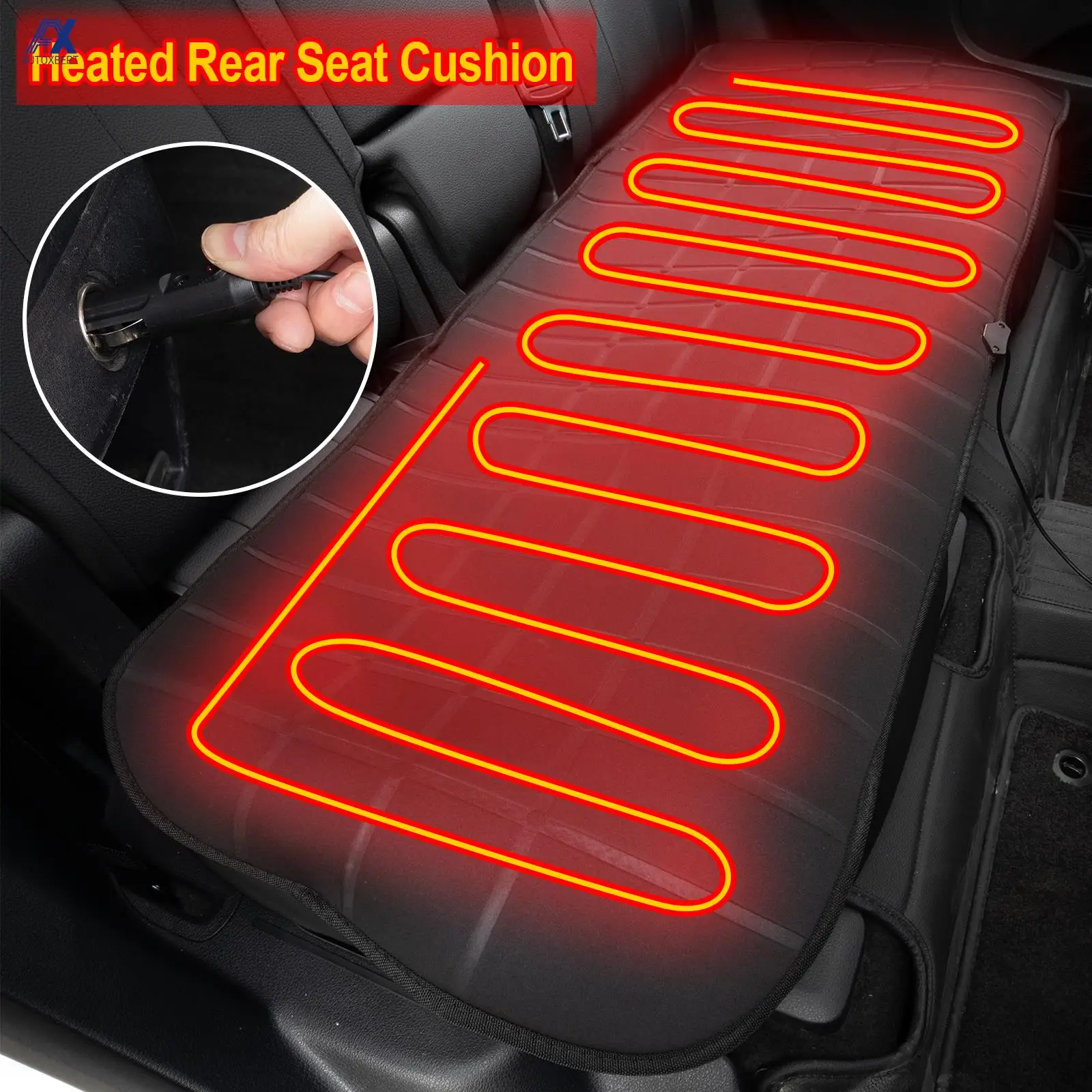 Heated Car Seat Cushion Universal 12V Heated Seat Cushion Pad - For ...