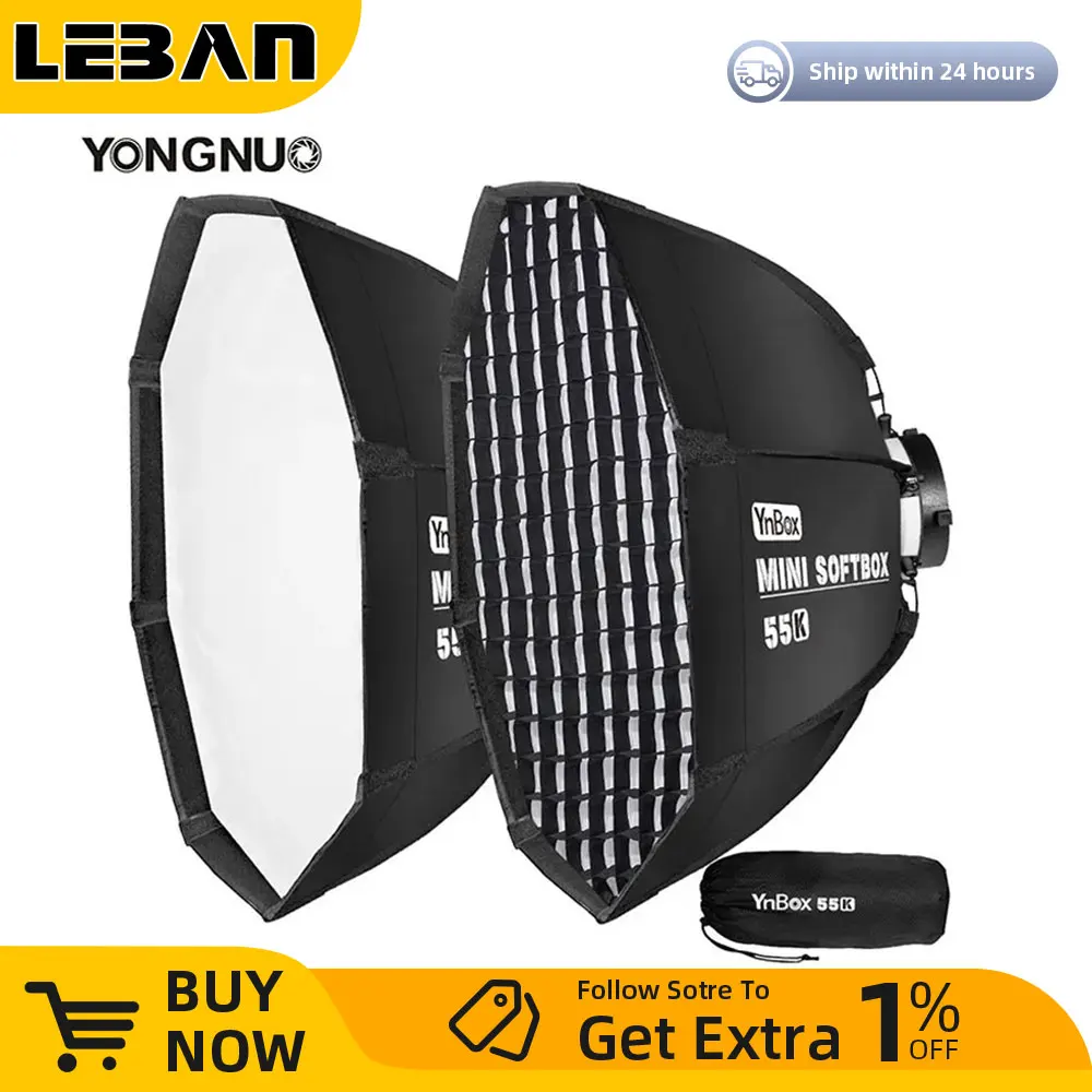 YONGNUO-YNBox-55K-Mini-Softbox-55cm-Portable-Lightweight-Fast ...