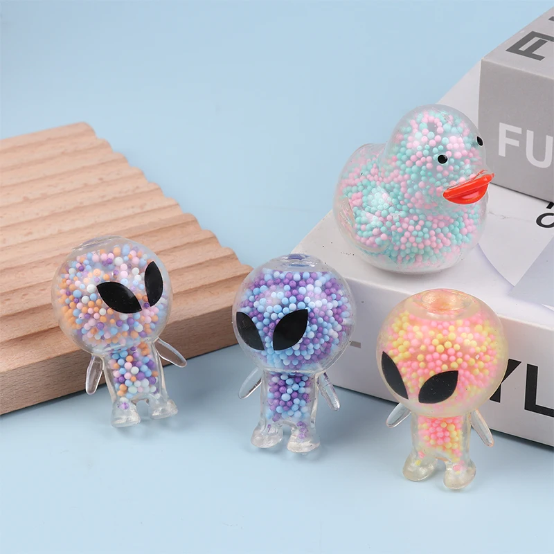 1Pcs-Mini-Squishy-Alien-Toys-Ducks-Squeeze-Toy-Stress-Relief-Toy-For ...