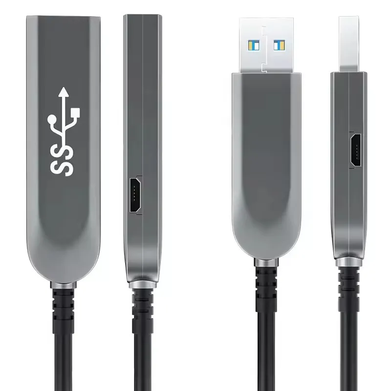 USB3.0 & 3.1 AOC Fiber Optical Data Cable 10Gbps USB3.0 Male to Female ...