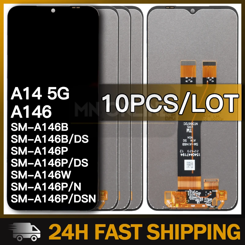 10PCS 6.6" Original For Samsung Galaxy A14 5G A146 LCD Display Touch Screen Digitizer For ...