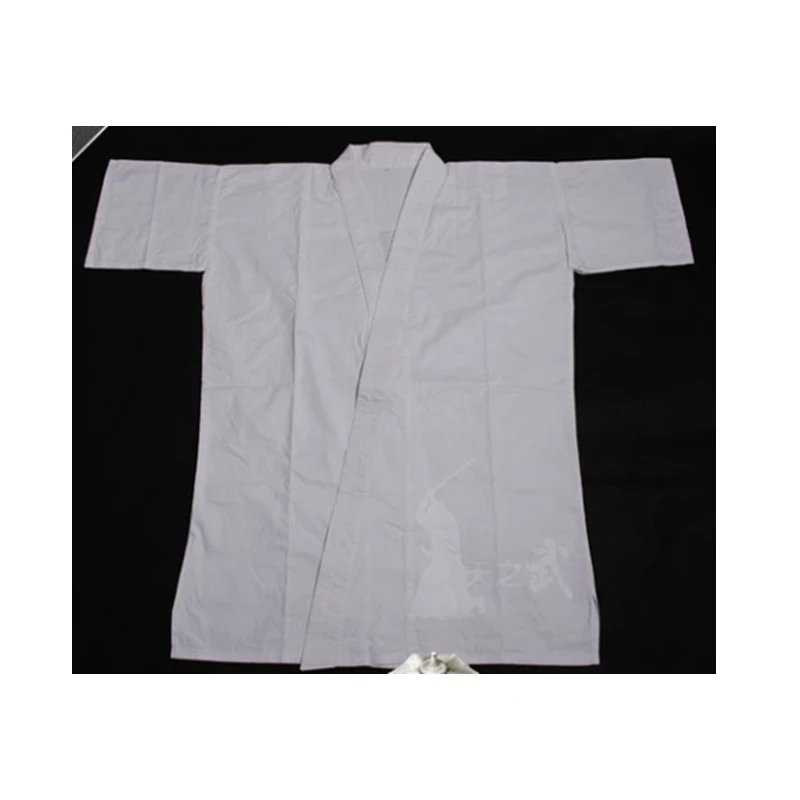 Iaido-Uniform-Underwear-Cotton-White-Black-Japanese-Martial-Art-Samurai ...