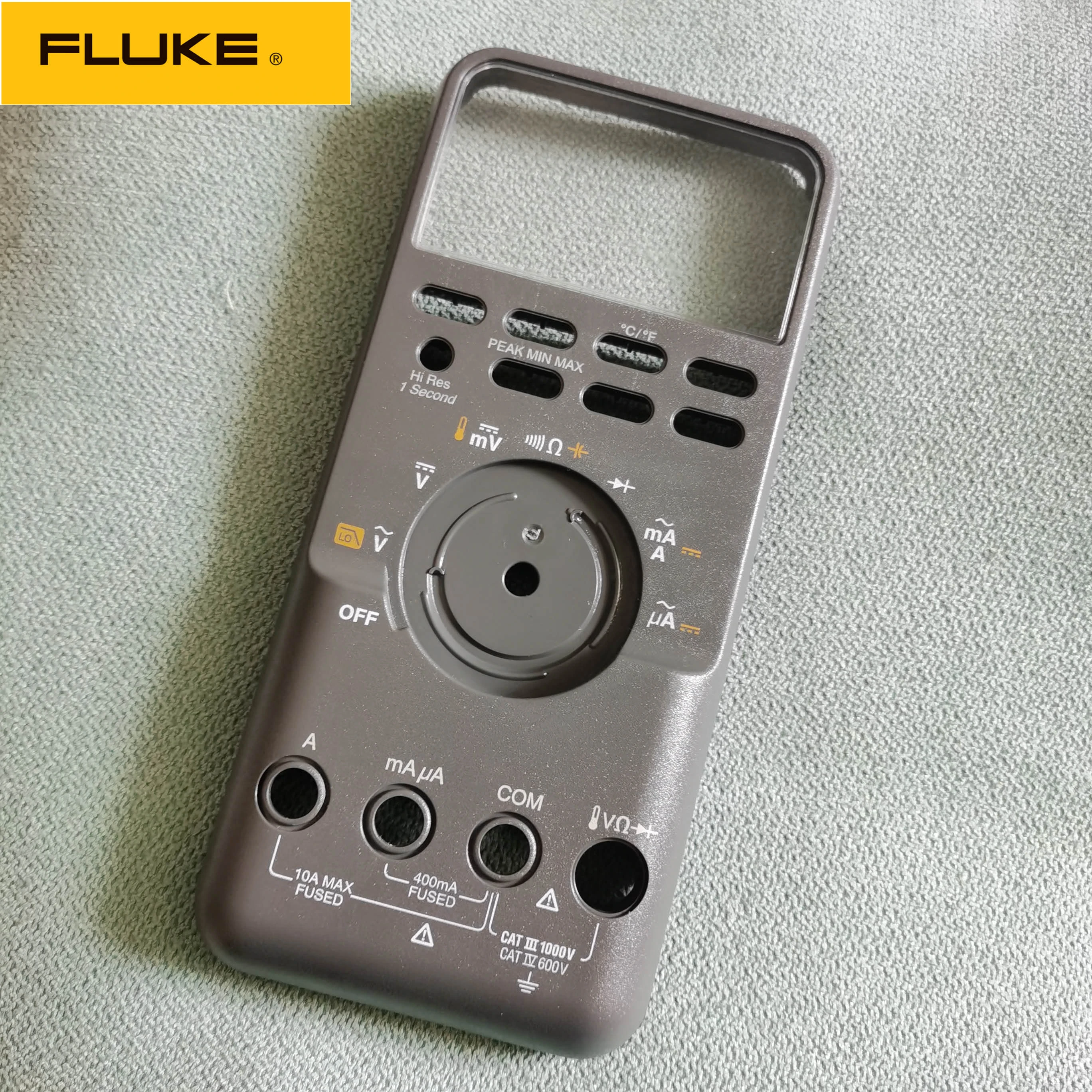 Original New Case Housing For Fluke 87v Or 87-5, Original Case Top, Meter 87v Top Case. Front ...
