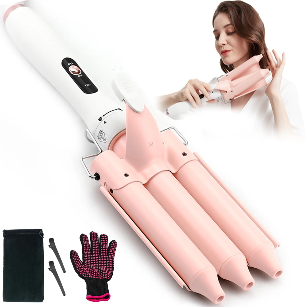 Triple-Hair-Curler-Professional-Hair-Curlers-for-Women-Wave-Hair-Styler ...