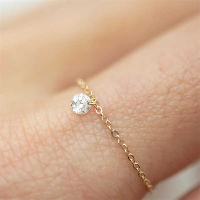 Real-14K-Gold-Filled-Zircon-Rings-Dainty-Knuckle-Rings-Boho-Jewelry ...