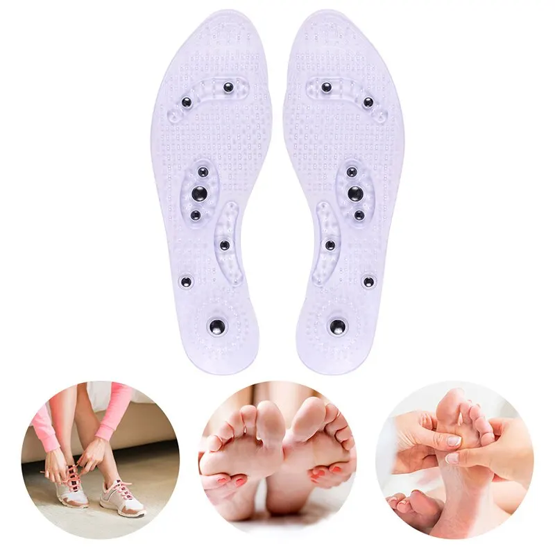 Health Reflexology Therapy Massage Insoles One Size Luxury Magnetic ...