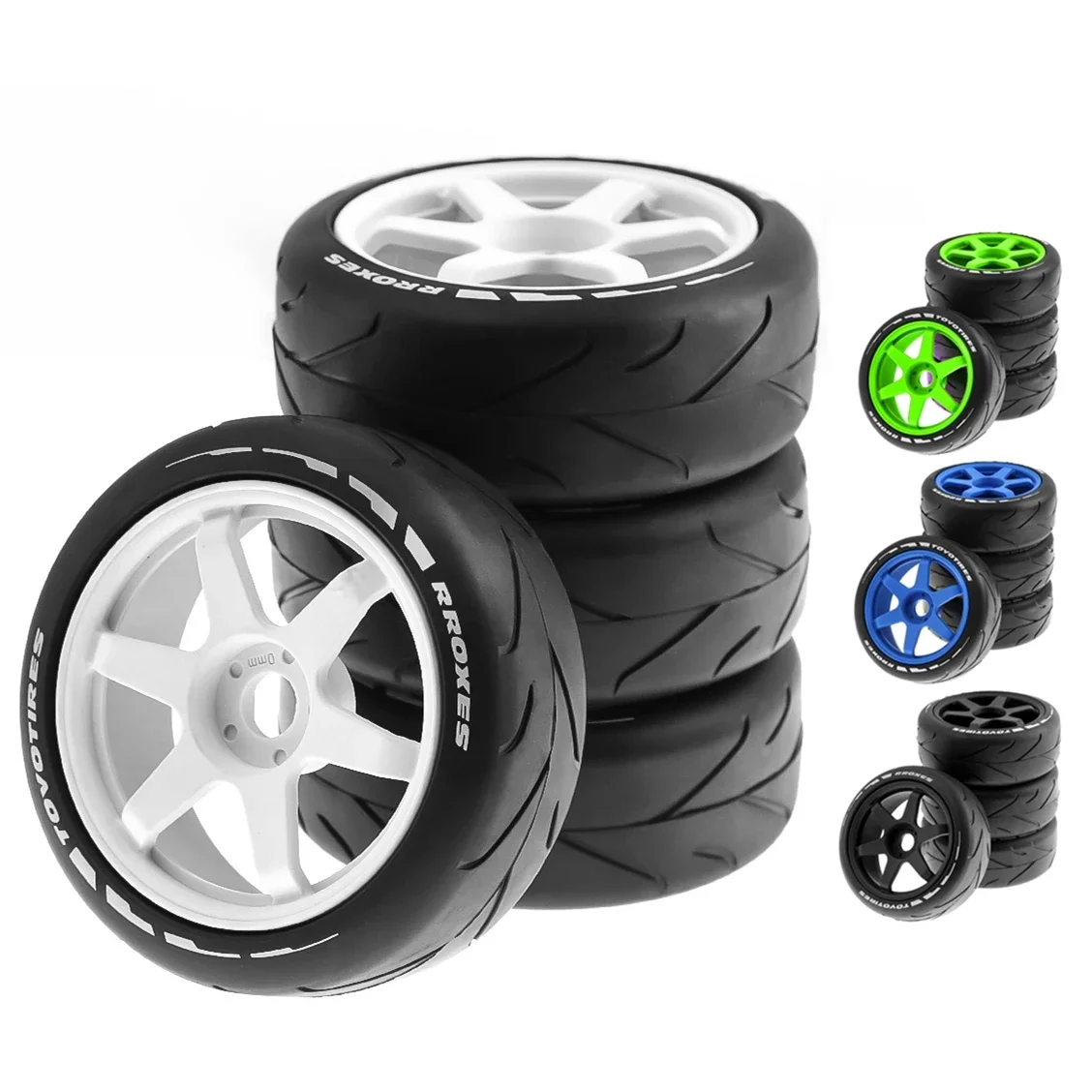 4pcs-105mm-1-8-Scale-RC-Off-Road-Buggy-Tires-Wheel-17mm-Hex-for-ARRMA ...