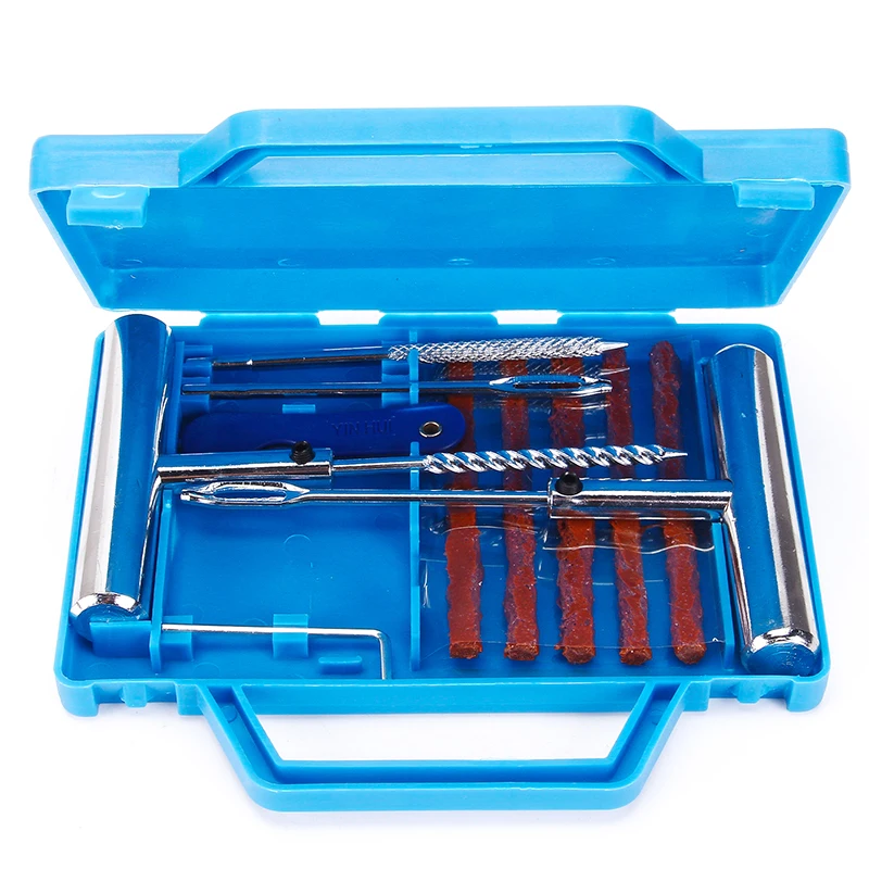 Auto-Tire-Repair-Set-Puncture-Repair-Tools-Car-Van-Motorcycle-Bike ...