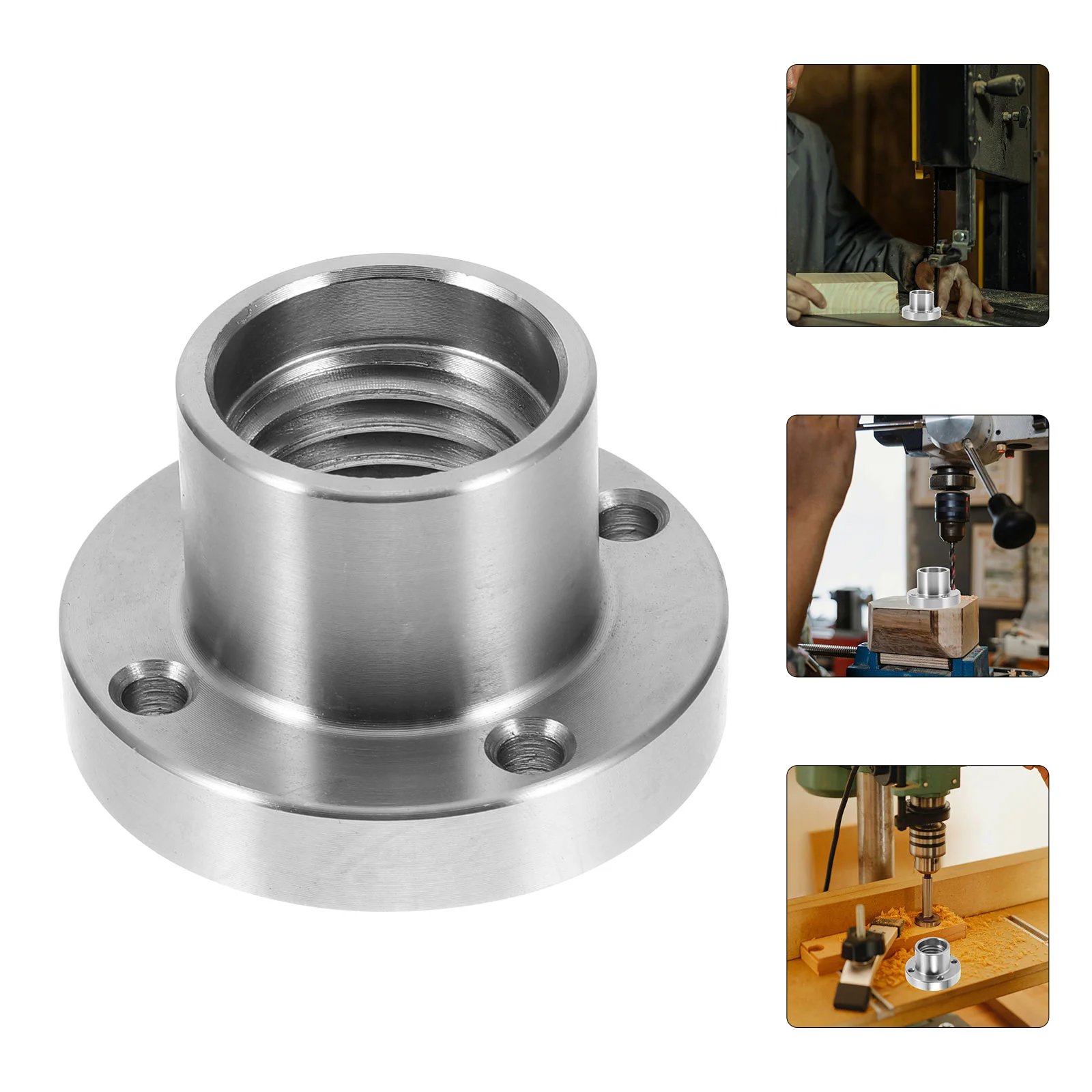 Woodworking-Lathe-Chuck-Adapter-Threaded-Backplate-For-Face-Accessories ...