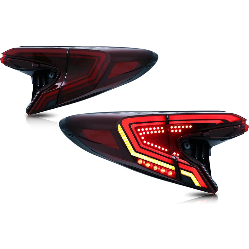LLevo Sequential Animation Brake Rear Lamp Assembly LED Tail Lights For ...