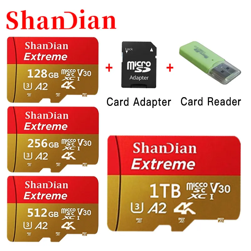 Smart SD 1TB Class 10 Mini SD Card 128GB TF Flash Card 256GB 512GB ...