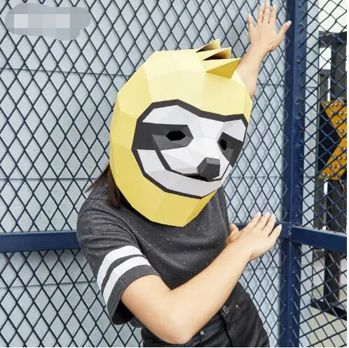 Sloth Craft Template Mask DIY Sloth Paper Craft