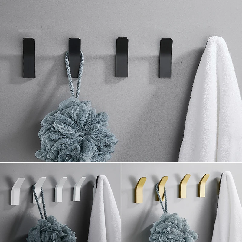 Metal-Clothes-Coat-Hook-Towel-Hanger-Wall-Hanger-Hook-Keys-Holder-Door ...