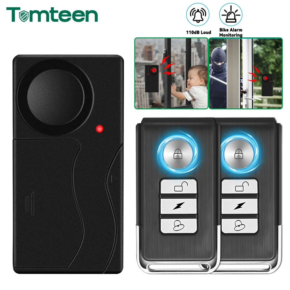 Tomteen-110dB-Vibration-Alarm-Door-And-Window-Anti-Theft-Alarm-With ...