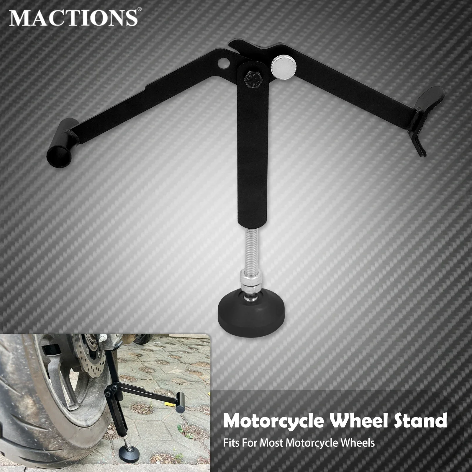 Motorcycle-Labor-Saving-Wheel-Stand-Kickstand-Universal-Wheel-Lifter ...