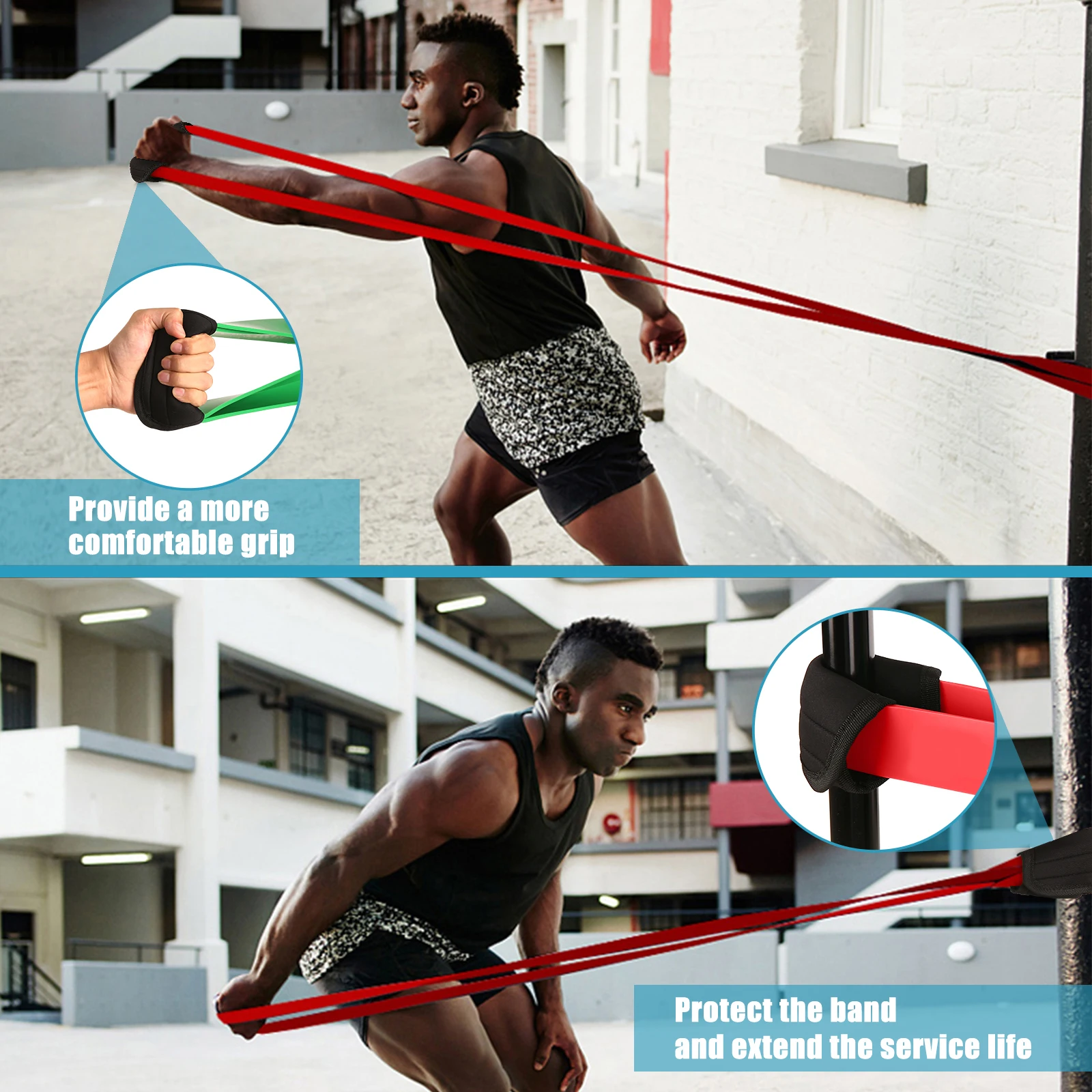 Resistance Band Set with Accessories – All Out Active