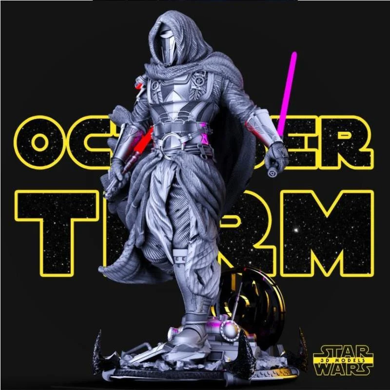 Anime-Character-Black-Samurai-Raven-1-24-Resin-Figure-GK-Model-Fait-la ...