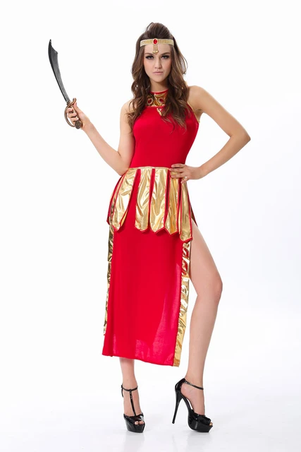 Red Egyptian Style Dress