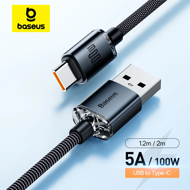 Baseus USB Type C Cable For Realme Huawei P30 Pro 66W Fast Charging ...