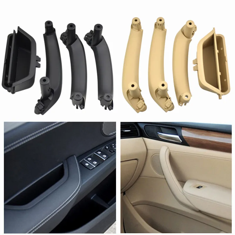 BMW X3 X4 용 LHD/RHD F25 F26 2010 2011 2012 2013 2016 풀 세트 내부 도어 핸들 패널 ...