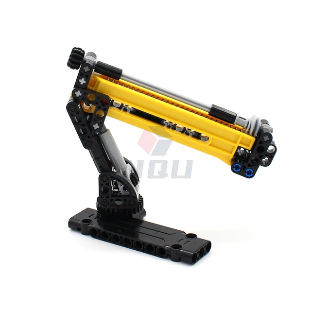 63 PCS MOC Turntable Crane Building Blocks Fit for Pickups F-150 Raptor ...