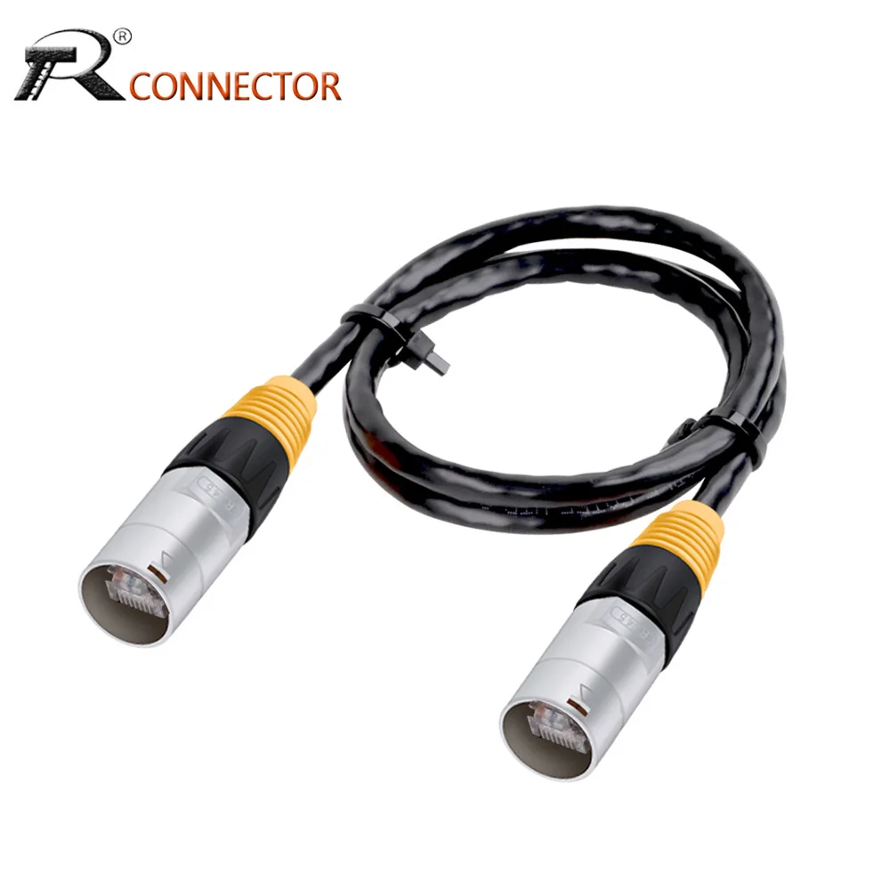 1pc-RJ45-Ethernet-Adapter-Cable-IP65-LAN-Patch-Cord-Shielded-LED-Home ...