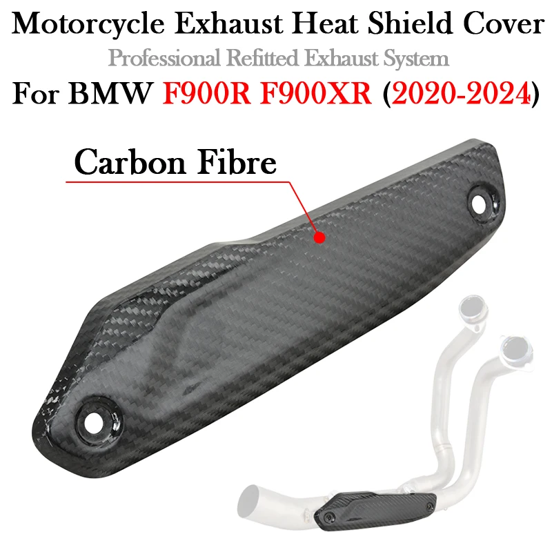 Motorcycle-Exhaust-Escape-Muffler-Front-Pipe-Heat-Shield-Scald-Proof ...