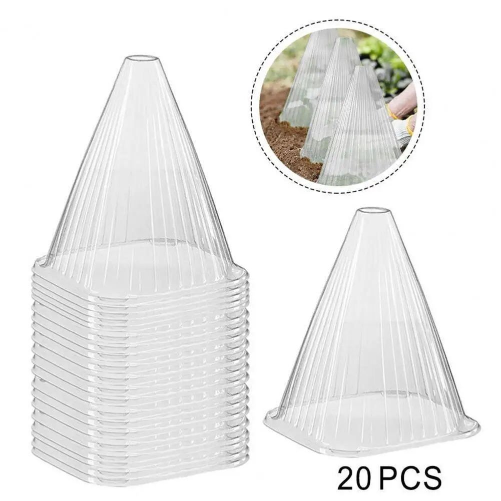 20Pcs-Plant-Protection-Cover-Light-Translucent-Breathable-Top-Rain ...