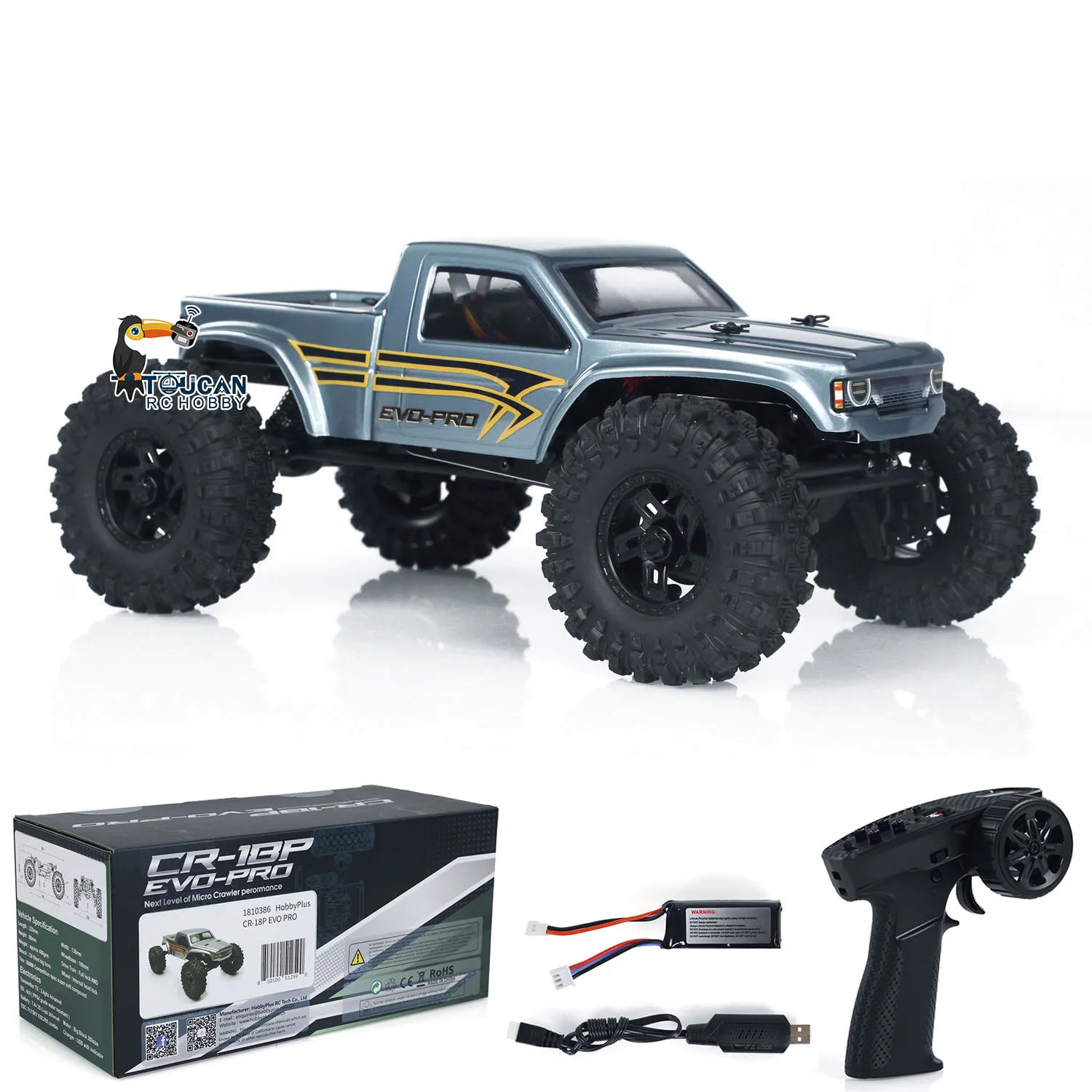 4x4-1-18-RC-Rock-Crawler-Car-Electric-Painted-Assembled-2-Speed ...