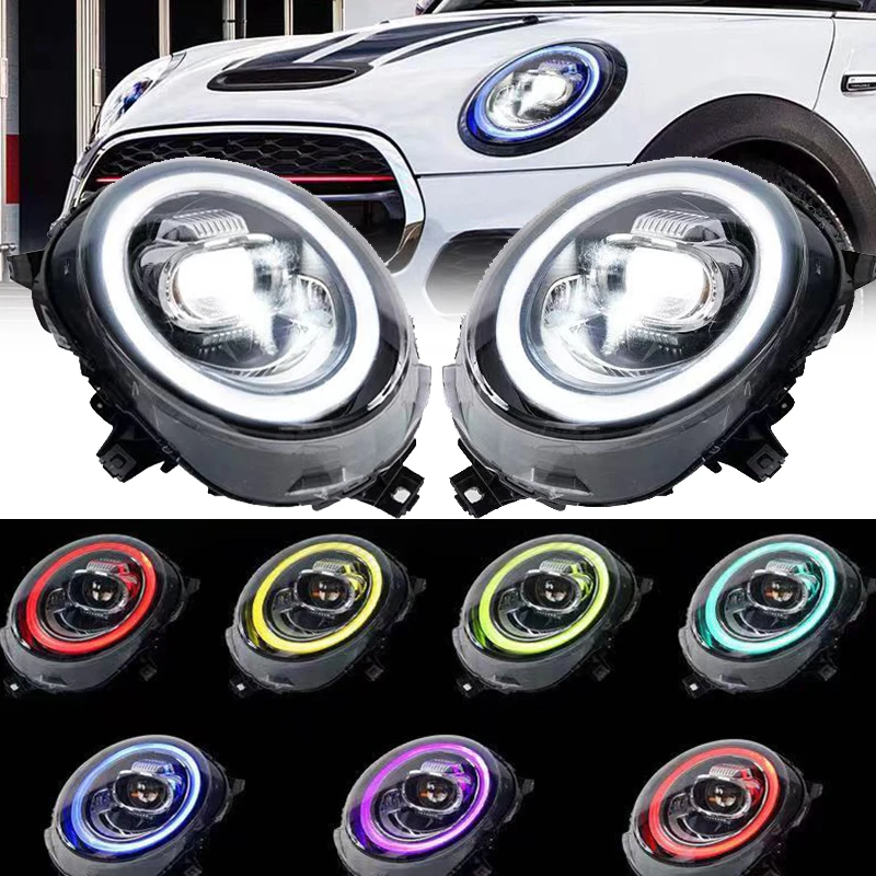 2PCS-Car-Styling-for-Mini-Cooper-F56-2014-2019-Headlights-for-LED ...