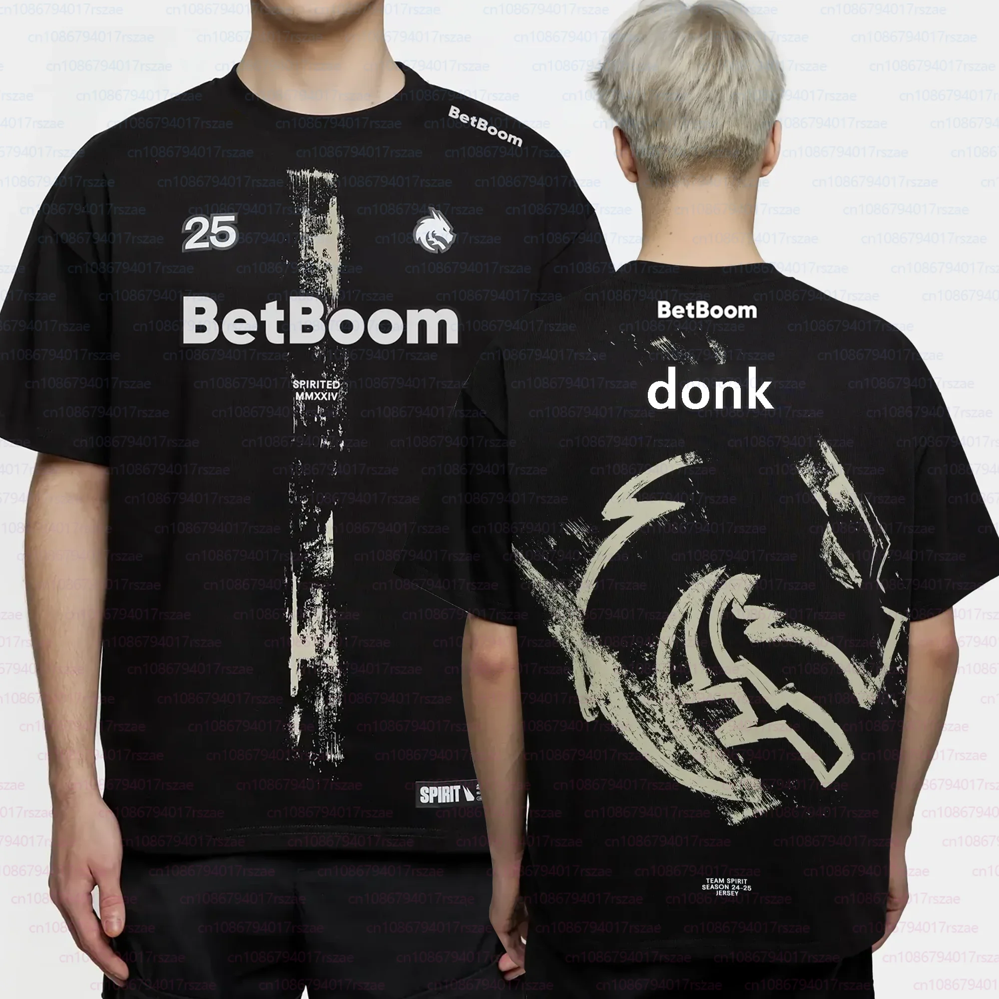 Uniform Spirit 25 IEM Tees CS2 Major Team Spirit 2025 Esports Jersey ...