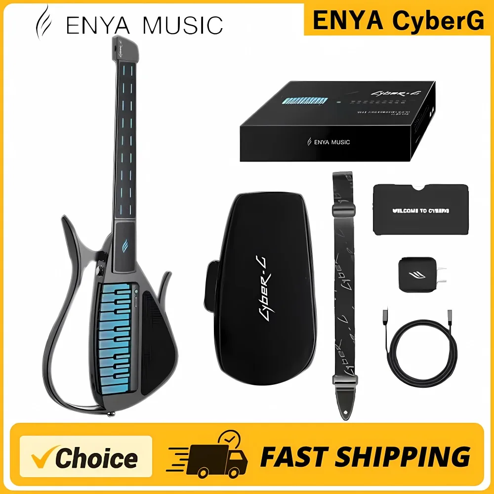 ENYA-CyberG-Stringless-Guitar-Intelligent-Playing-One-Man-Band-Autostop ...