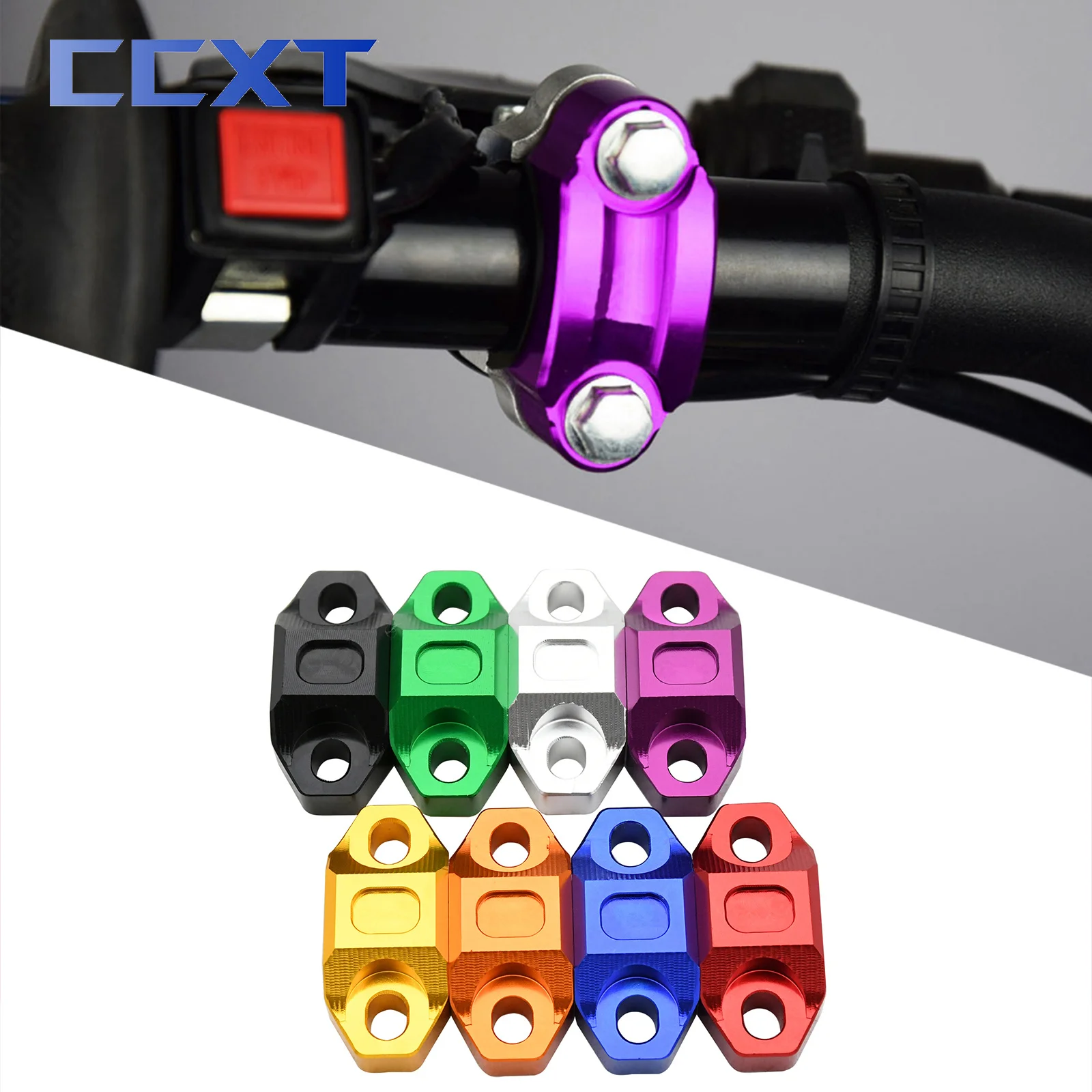 Motorcycle-Handle-Bar-Clamp-Cover-Clutch-Brake-Master-Cylinder-Clamp-For-Honda-KTM-Kawasaki ...