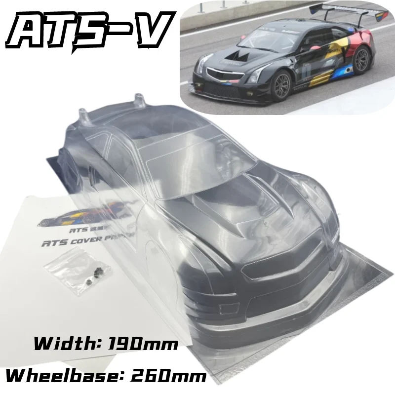 RC-1-10-ATS-V-PVC-Body-Shell-190mm-Width-260mm-Wheelbase-With-Tail-No ...